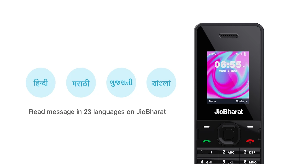 Buy JioBharat 4G Button Phones - V2 and V2 Karbonn