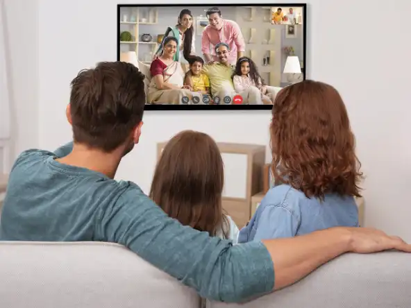 TV Video Calling & Conferencing with JioTV Camera